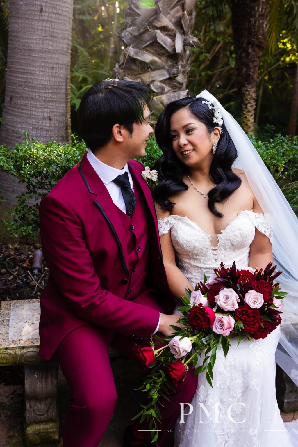 Shei + Sammy | Fall Wedding First Looks & Waterfall Vows | Fallbrook ...