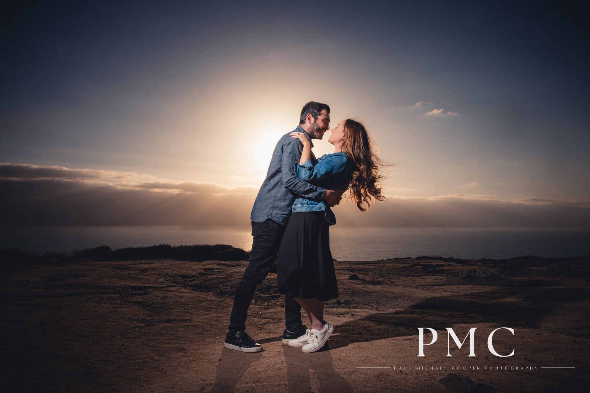 Rachel + Daniel | Surprise Proposal and Sunset Engagement by the Ocean ...